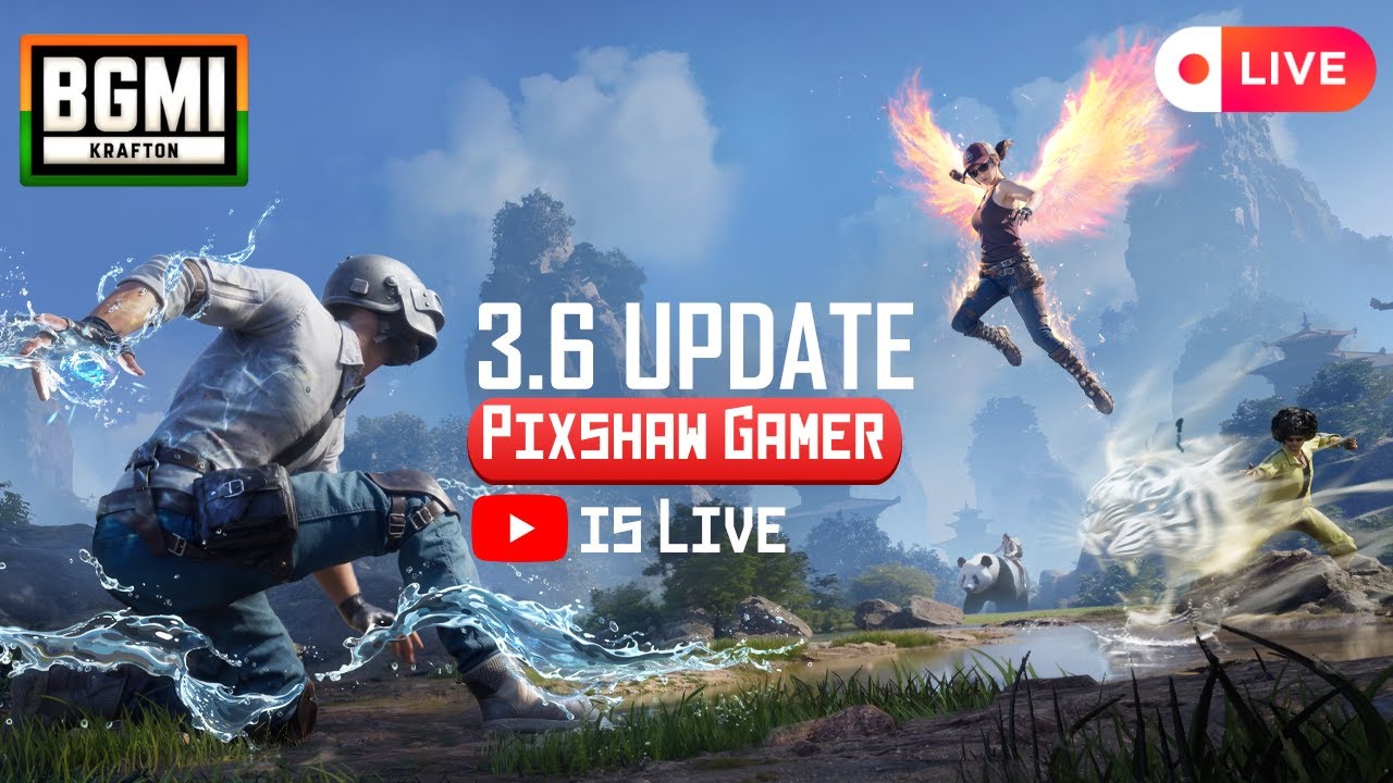 : 🎮 New 3.6 Update! | BGMI LIVE 🔥 | iPad Gaming Madness on Pixshaw Gamer 🎯 |💥 - YouTube