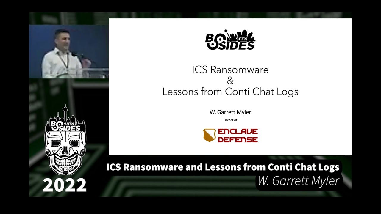 ICS Ransomware & Lessons From Conti Chat Logs [BSides SATX 2022] - YouTube