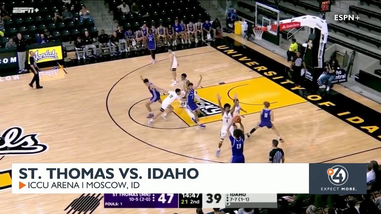 St. Thomas defeats Idaho, 75-67 - YouTube