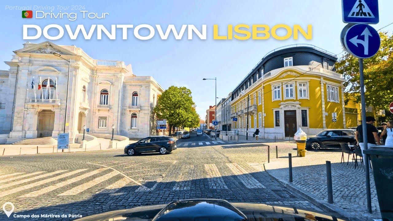 🇵🇹 [4K DRIVE] SANTOS to GRAÇA Through Downtown LISBON | City Driving ...