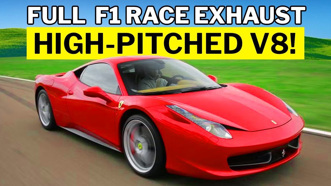 THE F1 SOUND EXPERIENCE!! Ferrari 458 with Titanium Exhaust + Free Flow ...