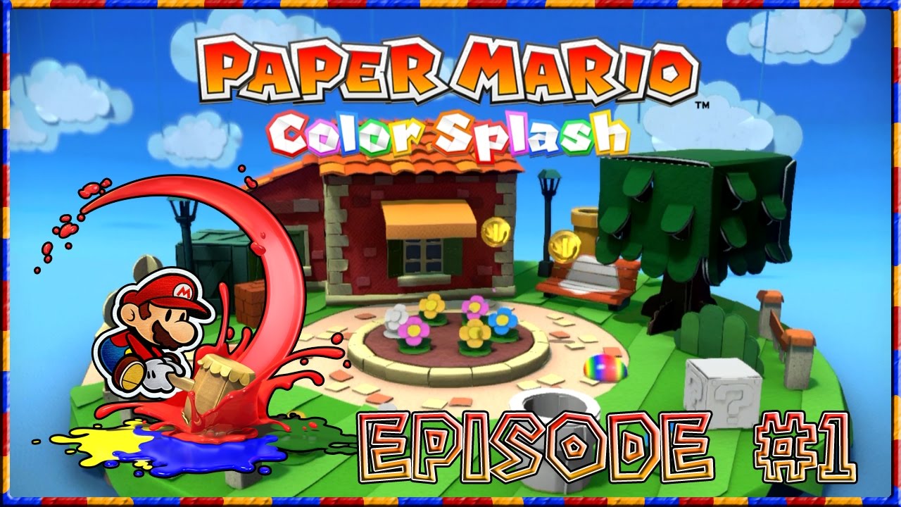 Paper Mario: Color Splash - Drained Disaster, Prisma Island Adventure ...