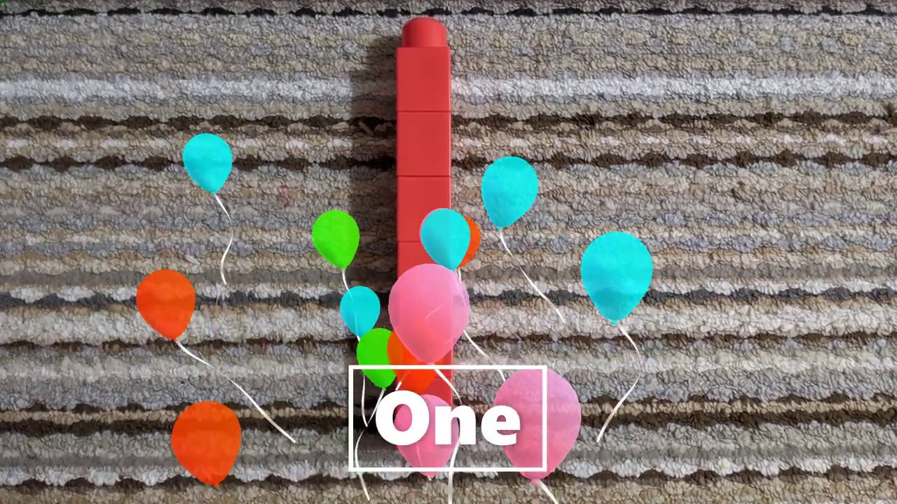 Let's learn numbers with color blocks - YouTube