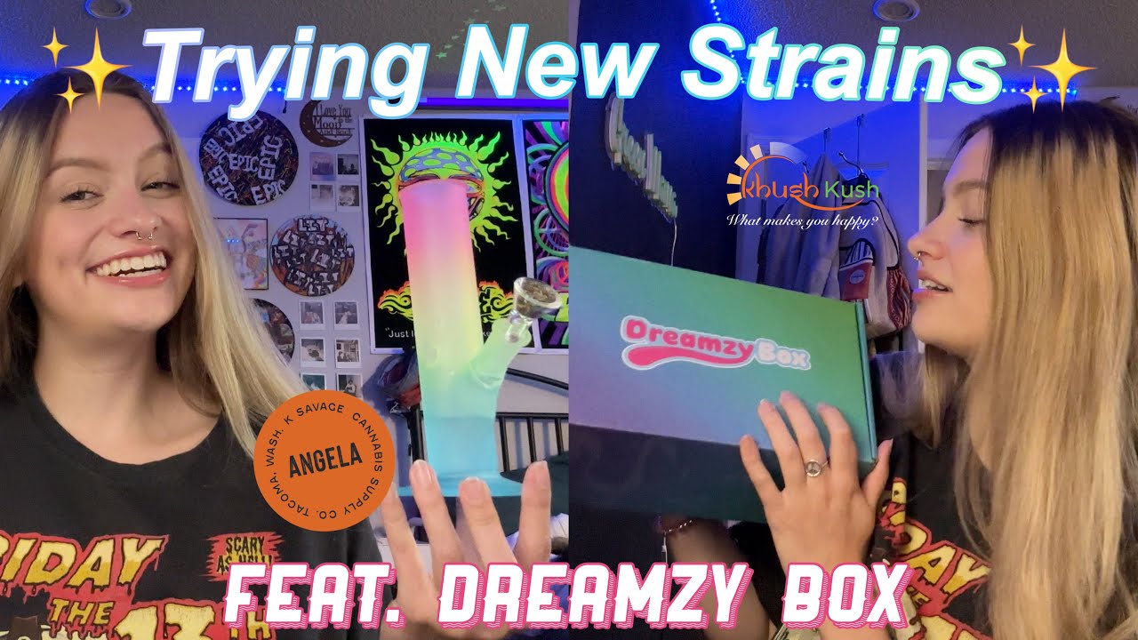 TRYING NEW STRAINS + The Dreamzy September Box! - YouTube