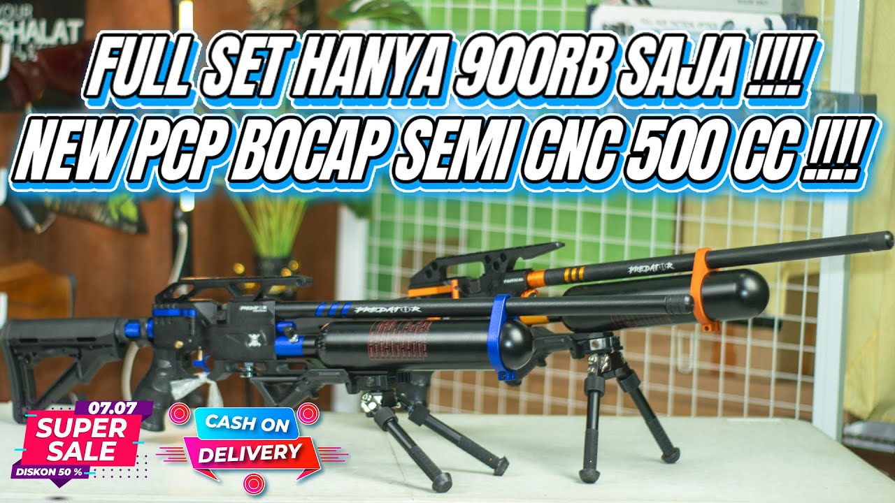 FULL SET MULAI 900RB‼️UPGRADE PCP BOCAP SEMI CNC || Senapan Angin Bocap ...