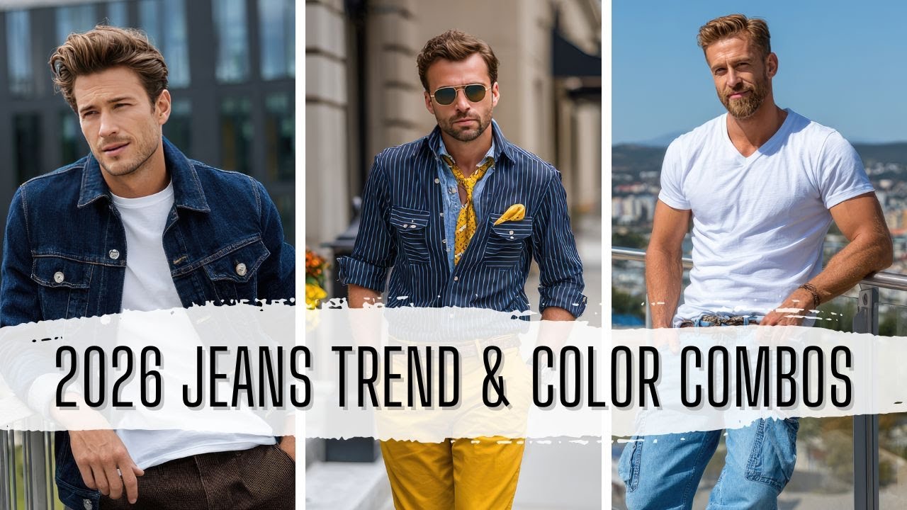 👖 2026 Jeans Trend You Need to Know! Modern Fits, Color Combos & Sharp ...