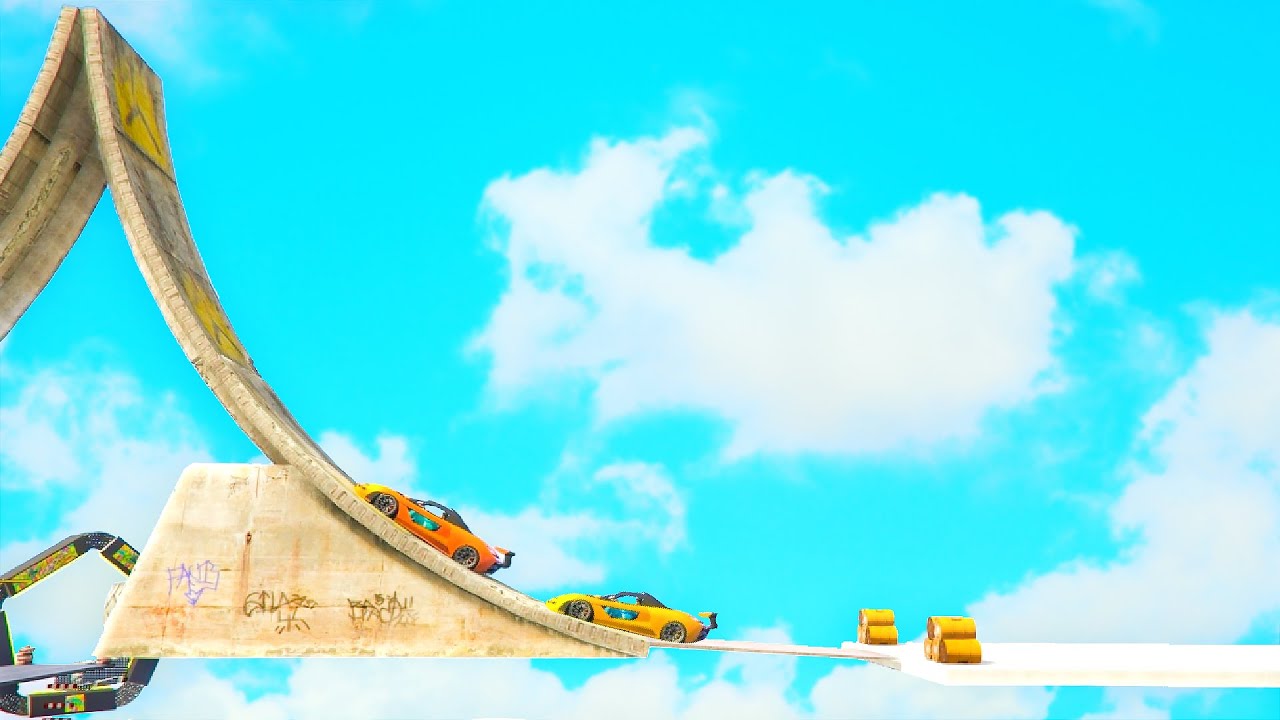 Racing Through The Number 1 Parkour Map In GTA 5 | JeromeACE - YouTube