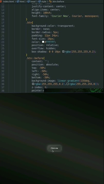 How To Create A Glow Button With Html Css 🤓shorts Viral Coding Programmingtechnology