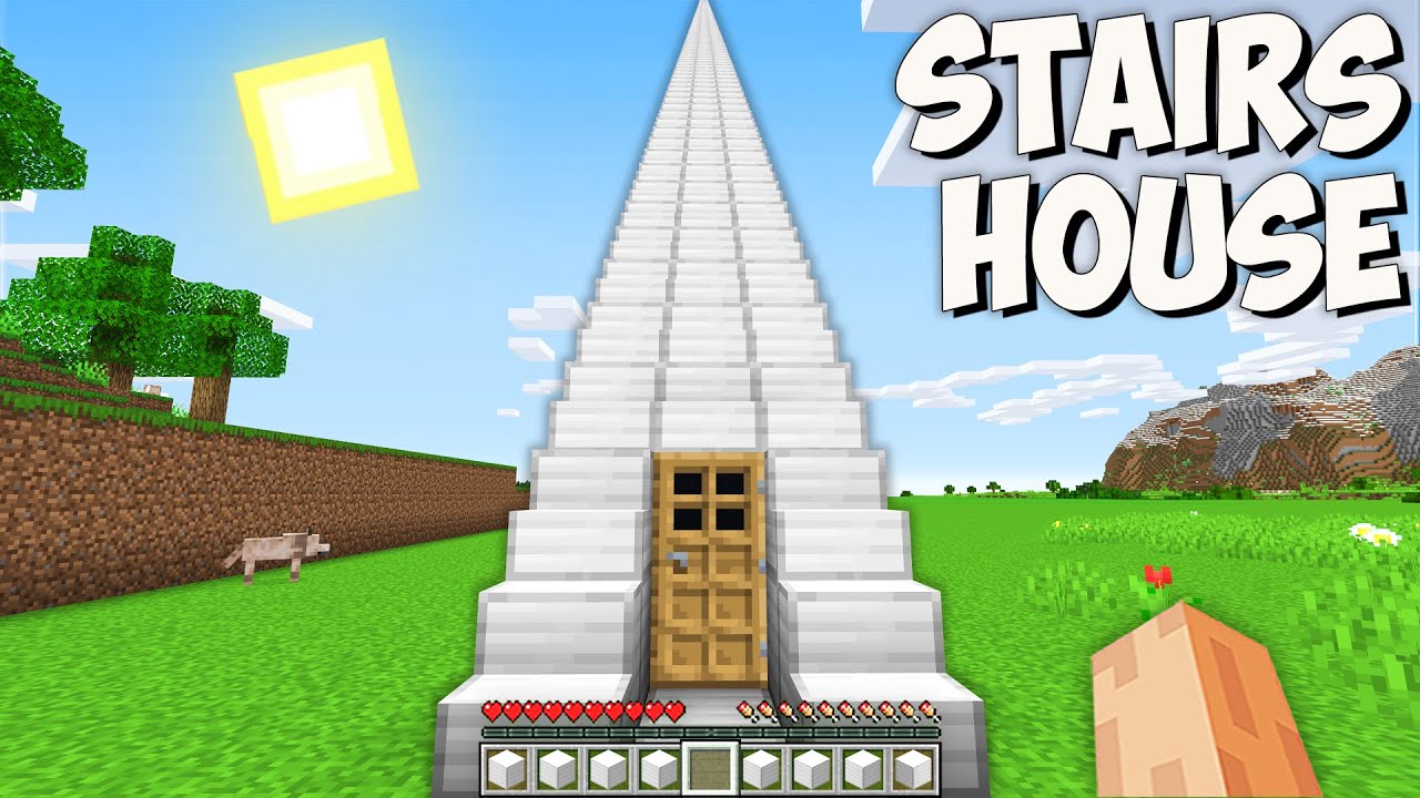 Where does THE LONGEST SECRET STAIRS HOUSE leads in Minecraft? I found ...
