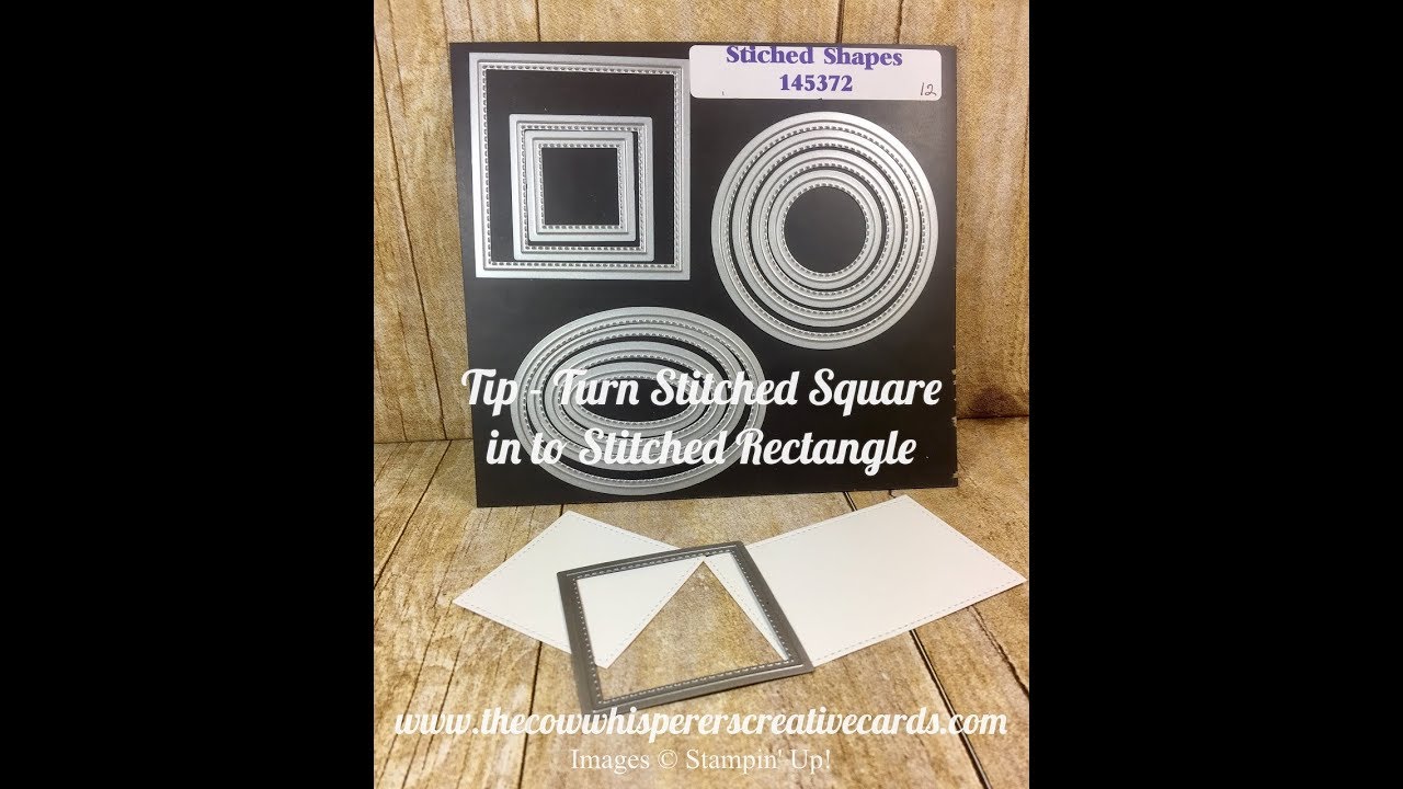 Tip - Turn your Stitched Square in to a Stitched Rectangle - YouTube