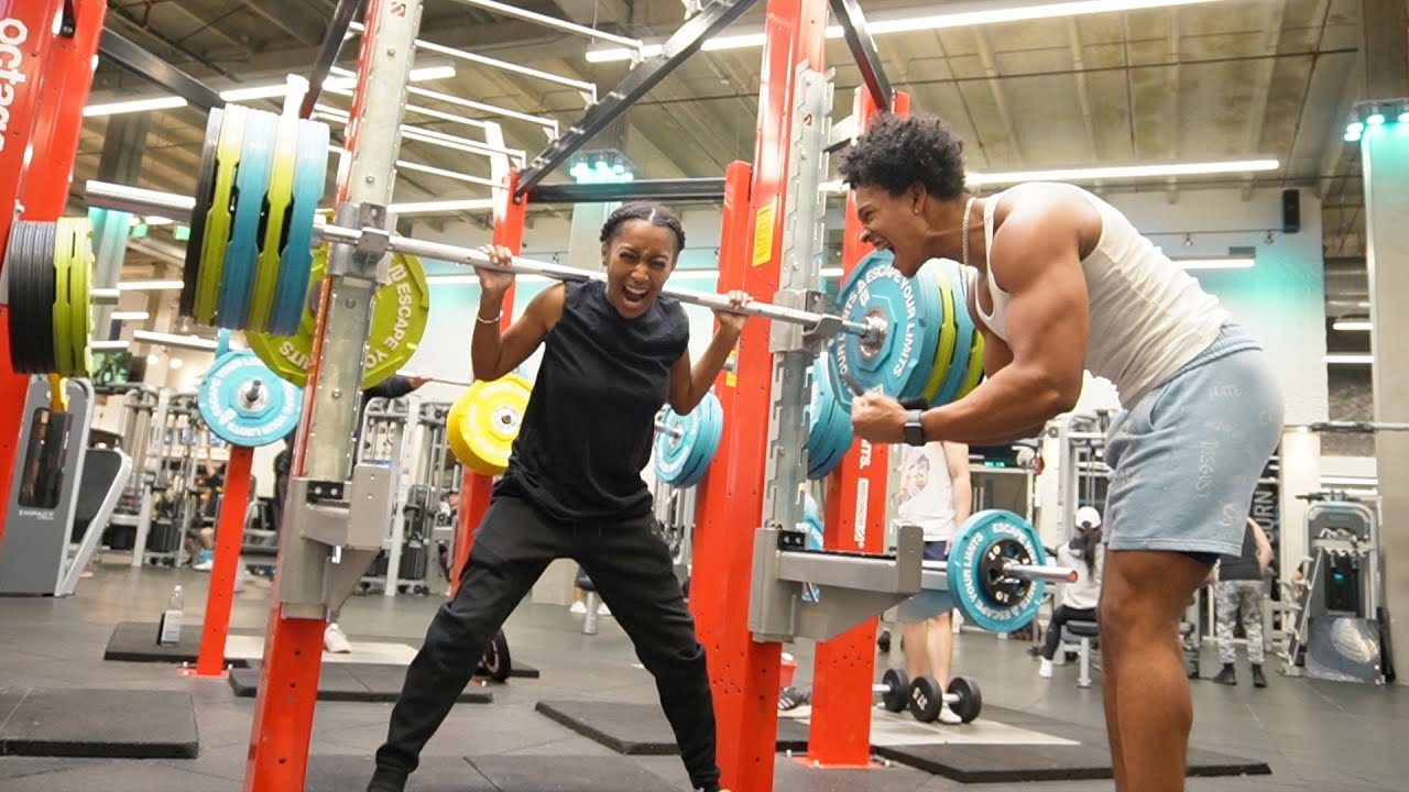 Letting My 100lb Girlfriend Try My Intense Workouts Gone Wrong