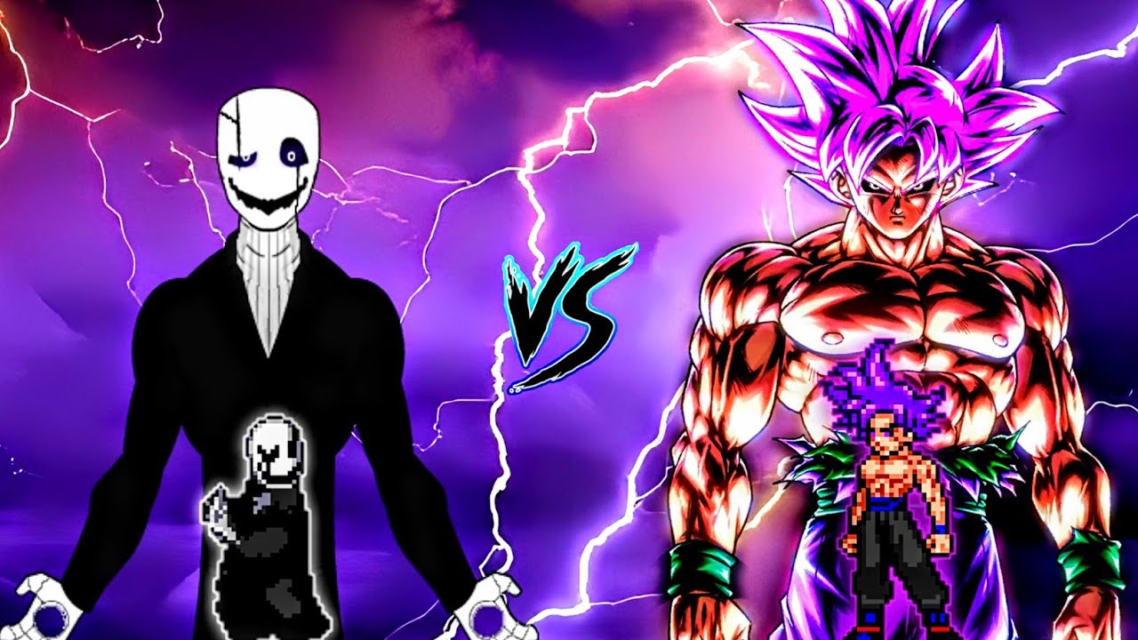 WD Gaster V2 (New) VS Goku 1000 Yr Old (all form) in Jump Force Mugen ...