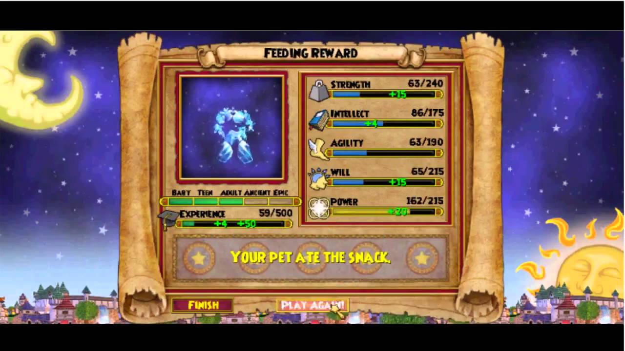 Wizard101 Spirit of nature pet training baby to epic! - YouTube