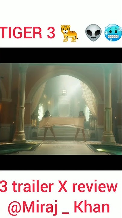 tiger 3 trailer 🥶review salman khan X katrina kaif 👿Emraan Hashmi X Salman Khan 👽@yrf # ...