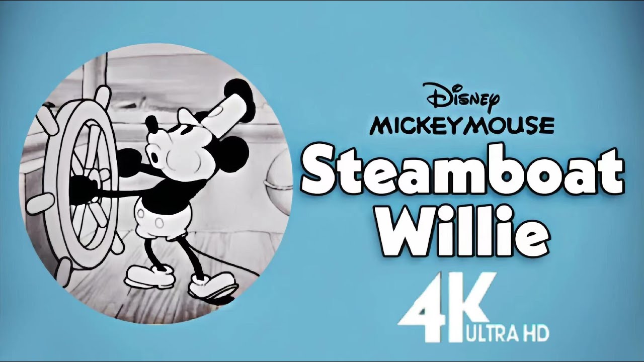 4K Restored | Steamboat Willie 🎬 HD Colorized Full Movie | Comedy ...