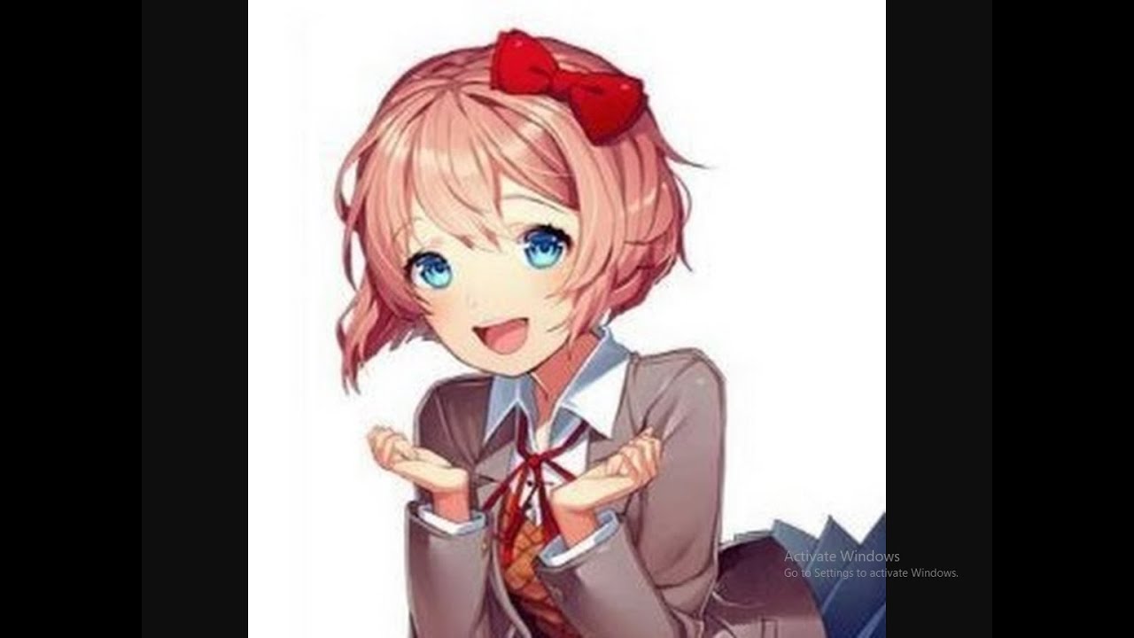 sayori sings with boyfriend songs - YouTube