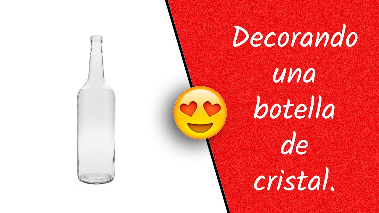 👍BOTELLA decorada por MENOS DE 1€, idea fácil y sencilla con BOTELLA de ...