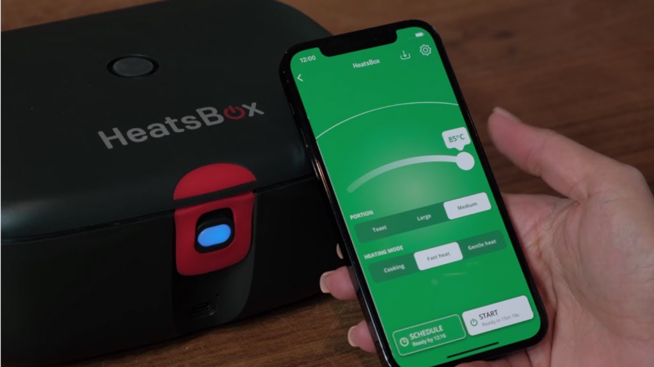 HeatsBox - the world’s smartest heating lunchbox - YouTube