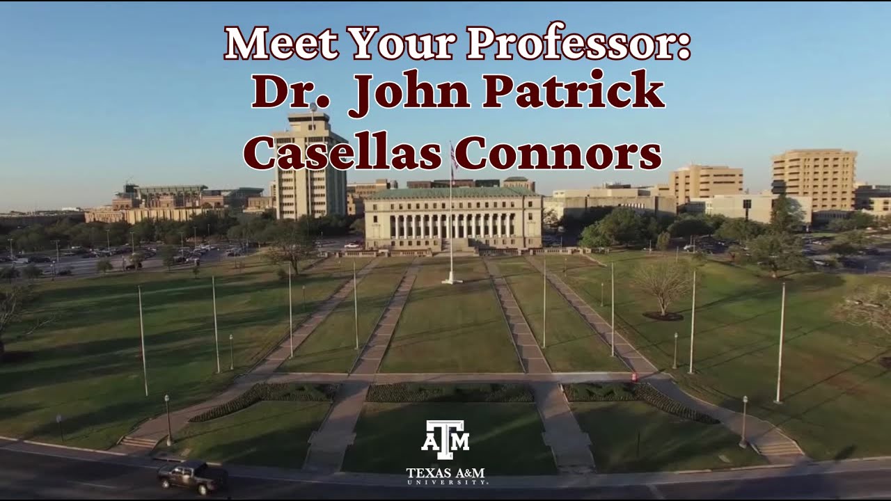 Meet Your Professor Series: Dr. John Patrick Casellas Connors - YouTube