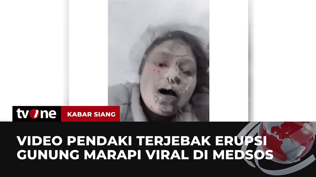 Penuh Abu Vulkanik! Begini Video Pendaki yang Terjebak Erupsi Gunung ...