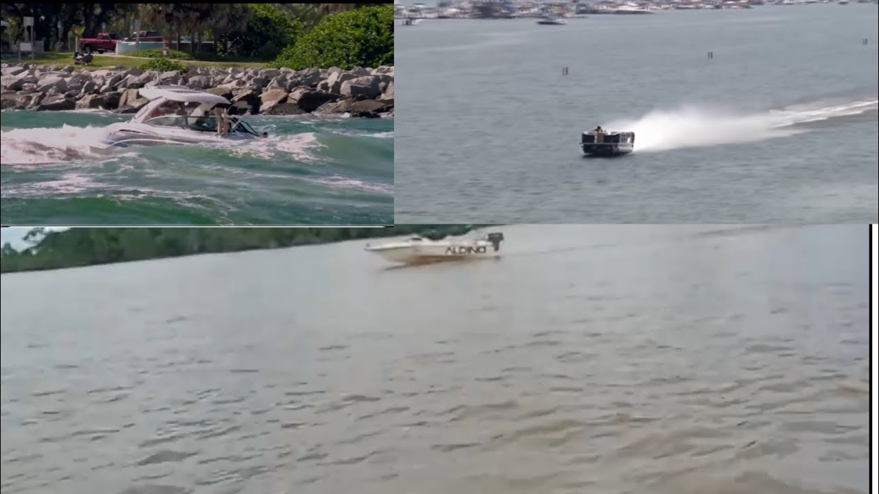 THE WORST BOAT FAILS EVER FILMED AT HAULOVER INLET!! BOAT SINKING ...