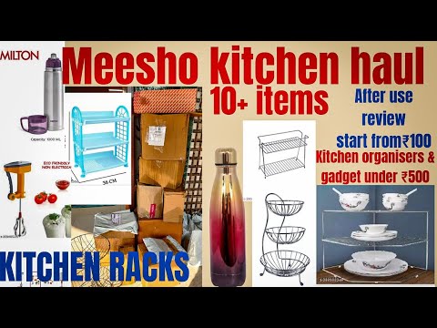 Messho kitchen haul | 10+ amazing products starts from ₹80 | meesho ...