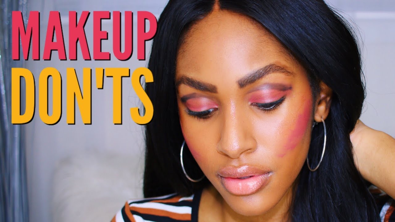 Makeup DON'TS | How to NOT Do Your Makeup for Back To School - YouTube