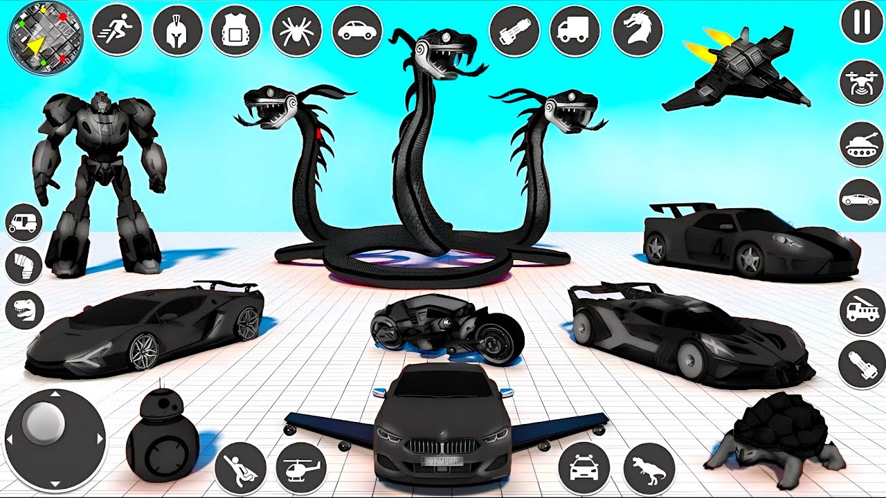 Anaconda Car Robot Games #1 - Police Robot Game | IOS/Android Gameplay ...