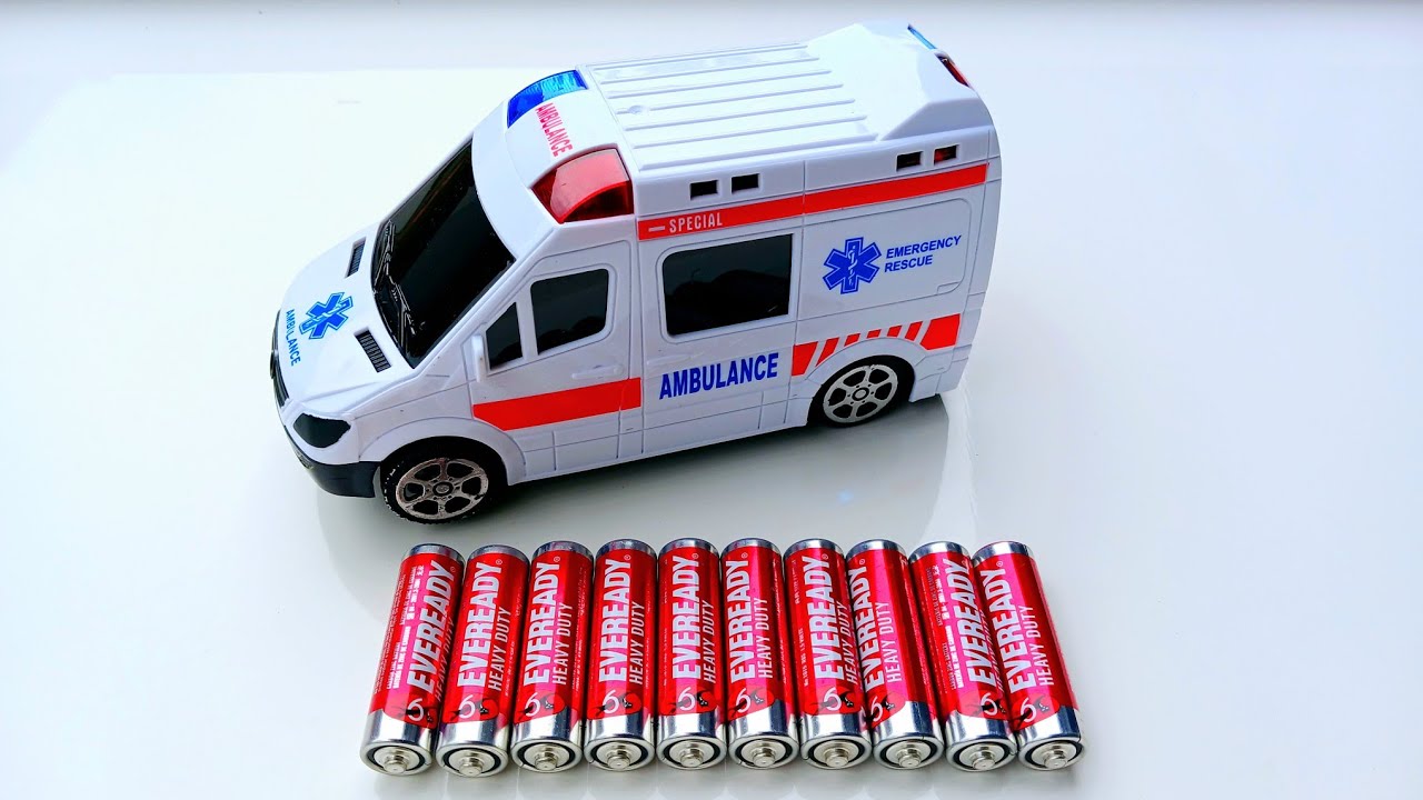 Unboxing Ambulance Special Car Emergency Rescue, Container Auto Model ...