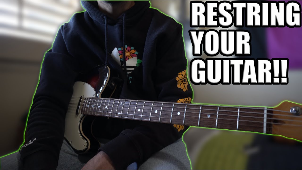 HOW TO: Restring and Maintain an Electric Guitar! - YouTube