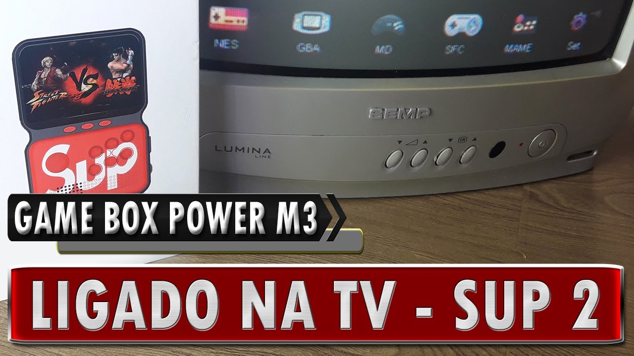 🔸 GAME BOX POWER M3 - SUP 2 ⁞ Ligando na TV ( PT - BR ) - YouTube