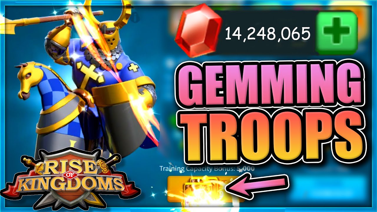 14.2M Gems Training Troops [Yoda 808 - Strongest Player in ROK] Rise of ...