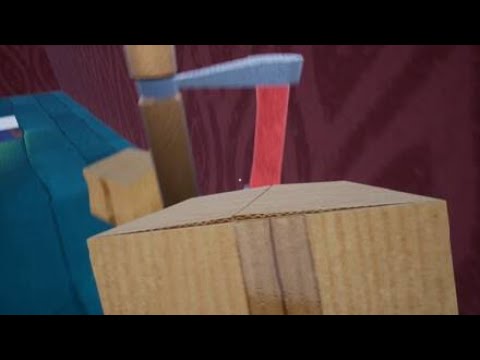 Hello Neighbor decides to crash (Can+Wall) - YouTube