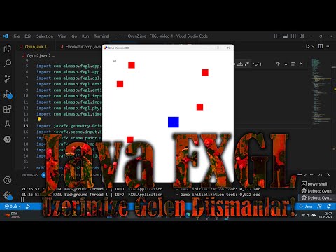 Java FXGL ile Üzerimize Gelen Düşmanlar!