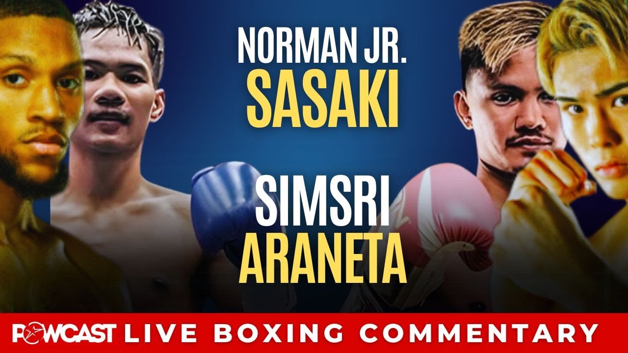 Christian Araneta vs Thanongsak Simsri | Norman Jr vs Sasaki Live ...