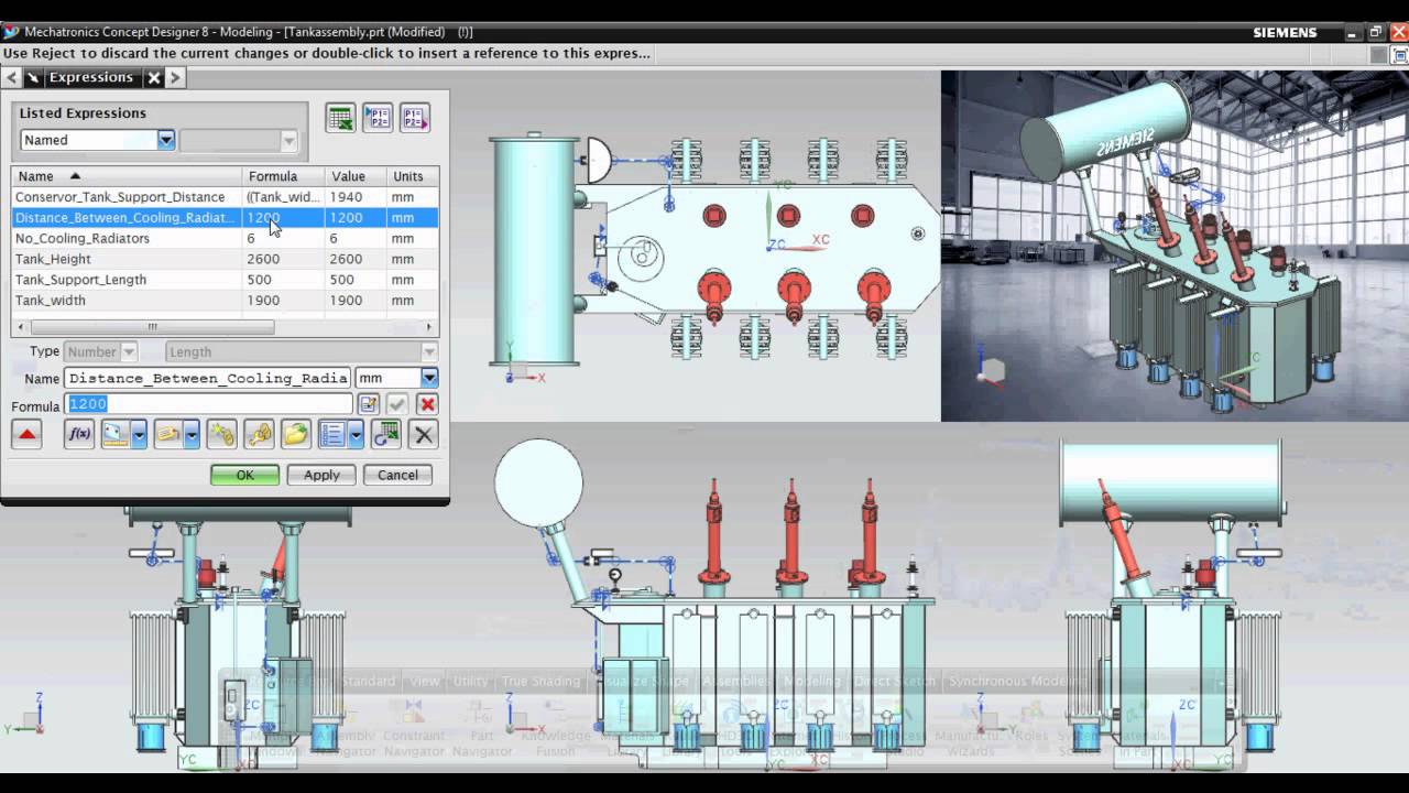 Unigraphics NX Parametric Design - YouTube