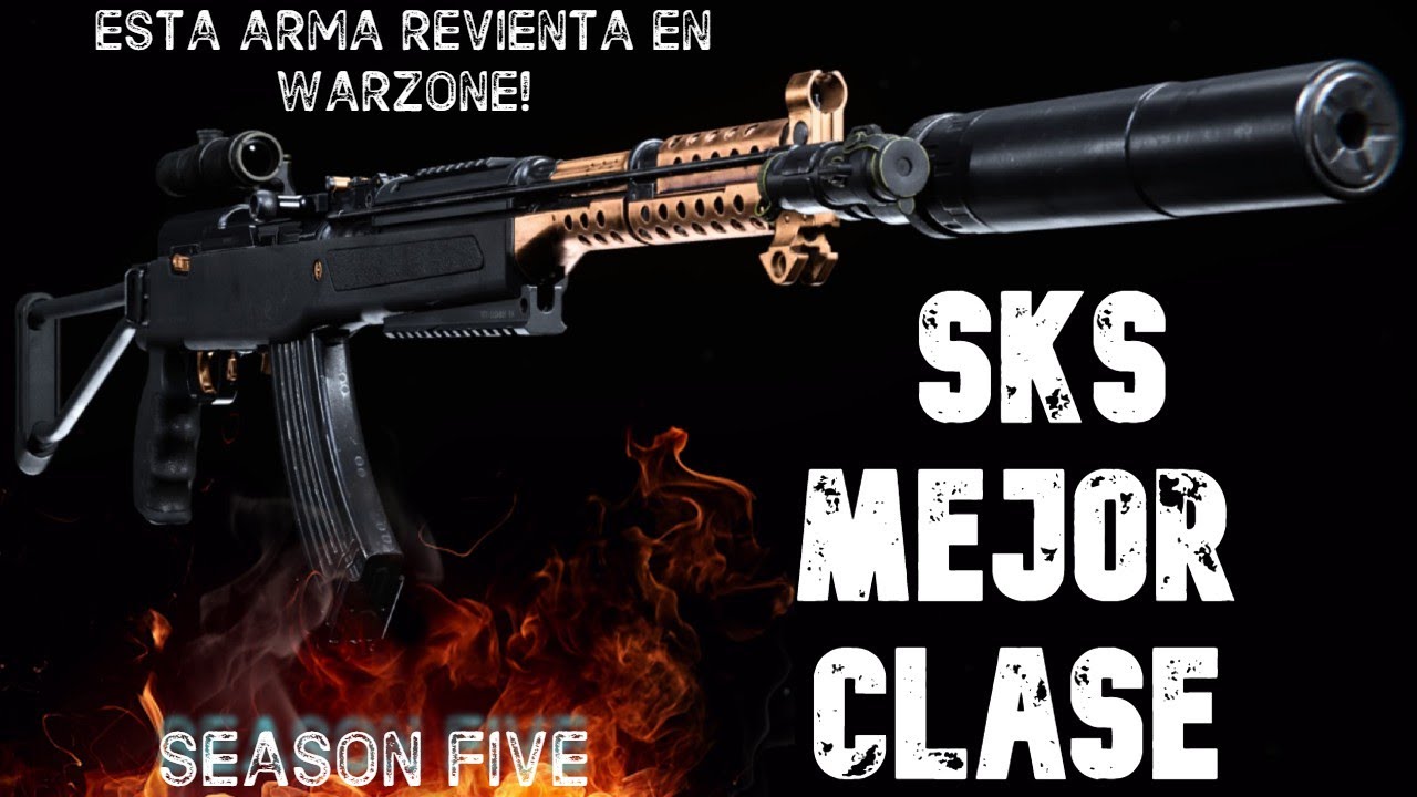 la mejor clase del SKS temporada5 para WARZONE 2020 - YouTube