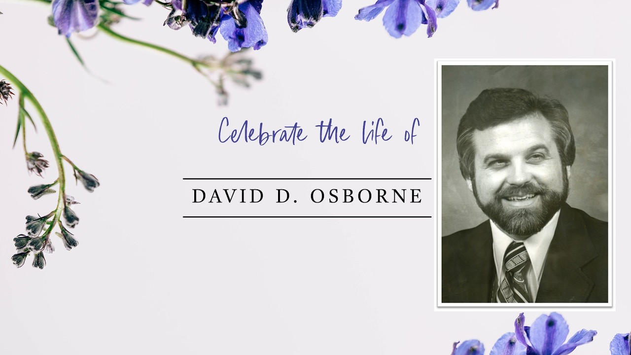 "Memorial Service David D Osborne" - 4/12/26 - YouTube