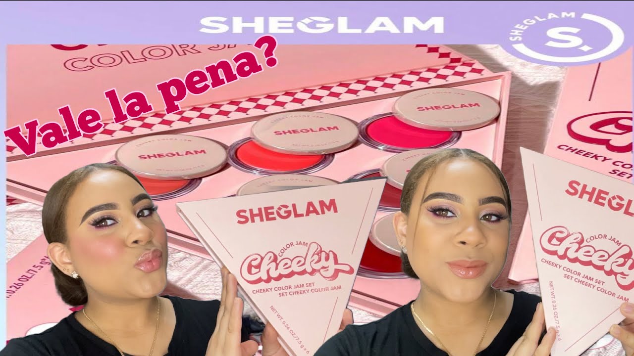 SHEGLAM CHEEKY COLOR JAM SET🩷/ review,Aplicación,Swatches,comparación ...