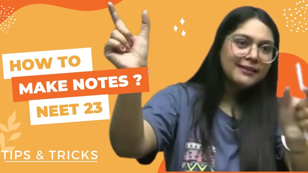 How to make notes | Garima Goel Biology | #neet2023 - YouTube
