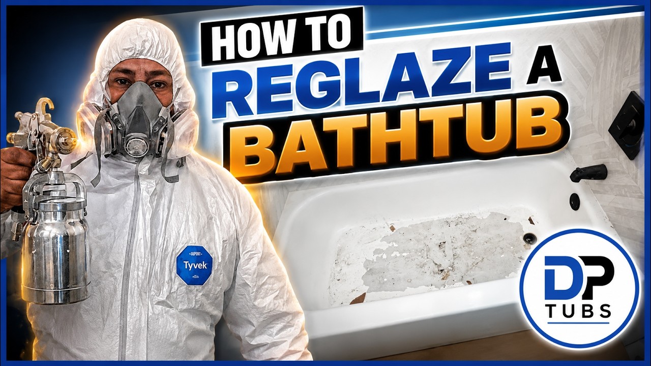 How to Reglaze a Bathtub: Fix Peeling Bottom from Bath Mat Damage | DP ...