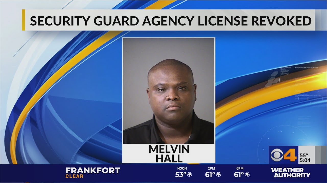 License revoked for security guard - YouTube