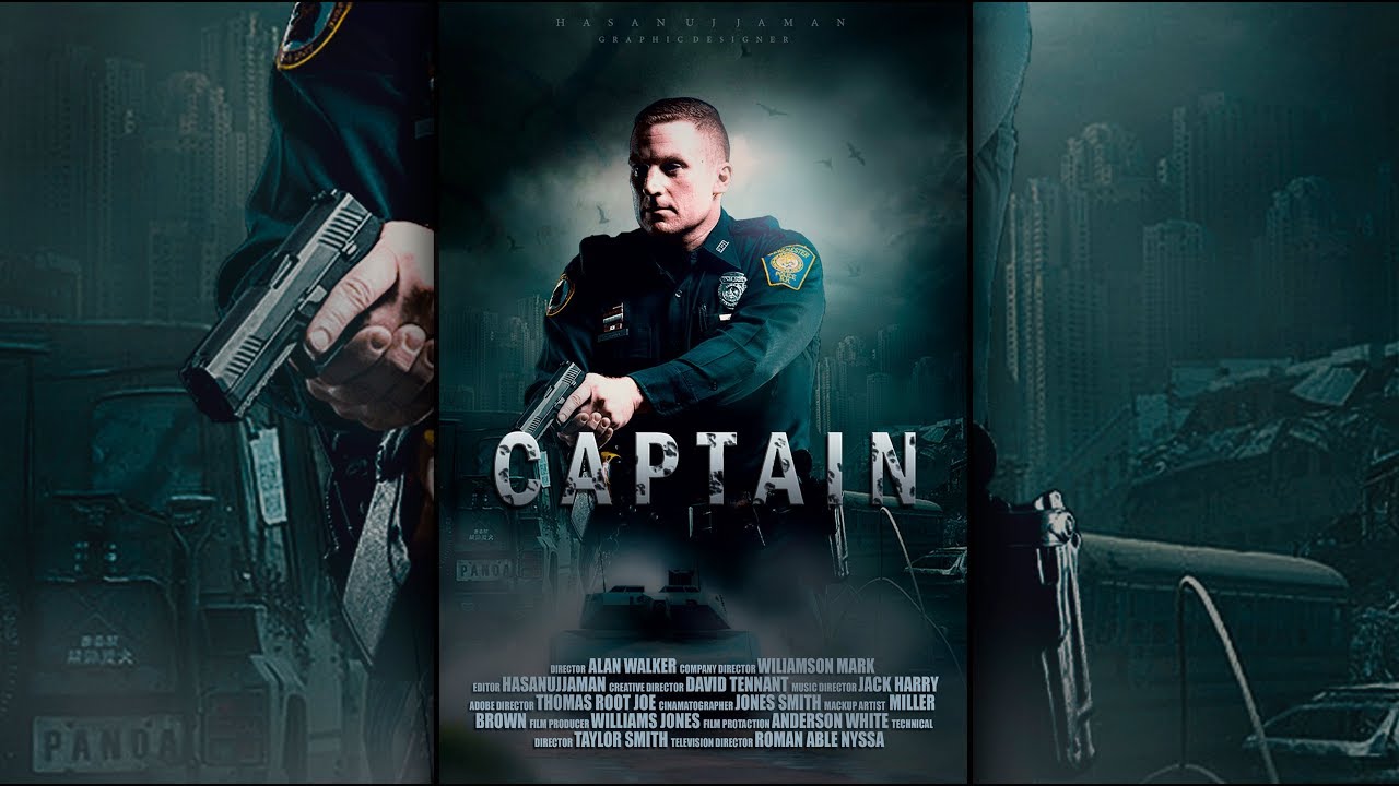 Action Movie Poster || How to Make Movie Poster Design in Photoshop ...