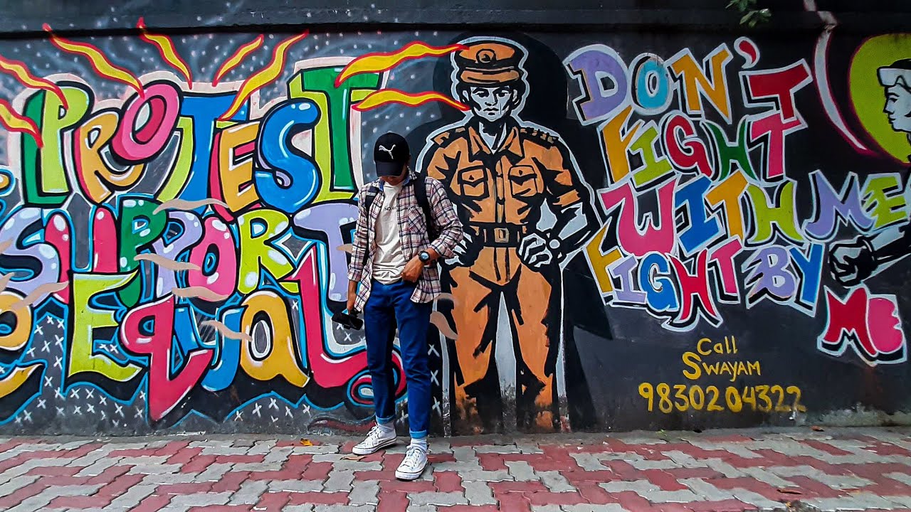 UNKNOWN GRAFFITI PLACES IN KOLKATA || LOCATIONS FOR PHOTOSHOOT #vlog ...