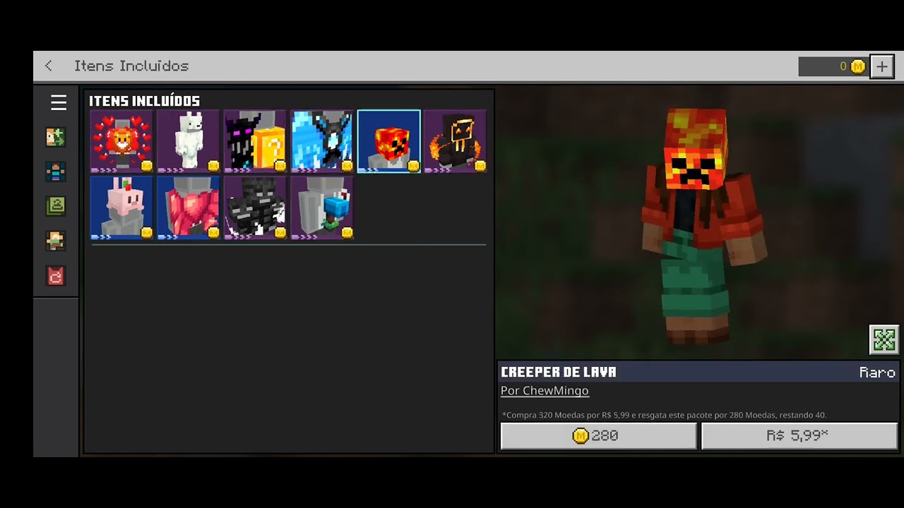 minecraft menu inicial de mobile - YouTube