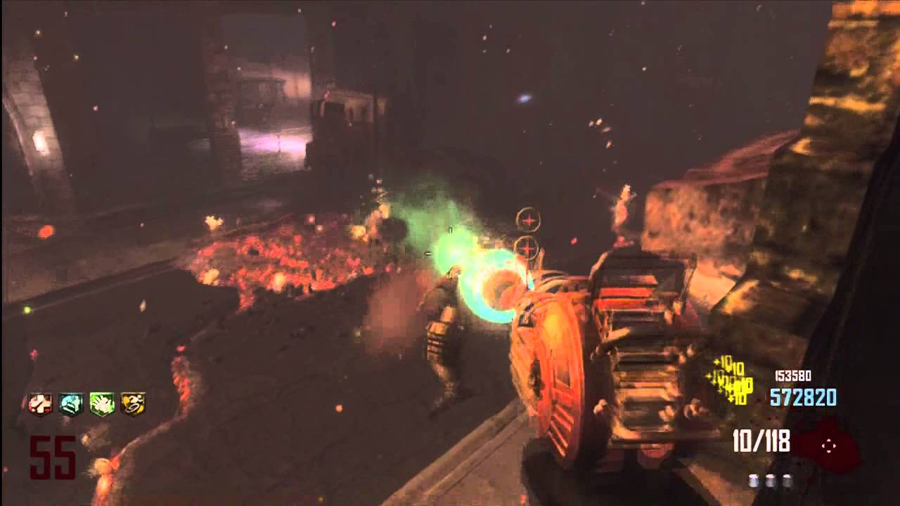 Black Ops 2: Zombies Round 63 Two Player on "Town" - YouTube