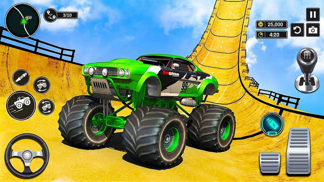 Monster Truck Mega Ramp American Monster Truck Simulator - Android ...