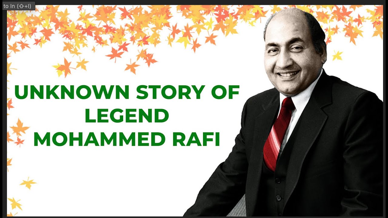 Legendary Mohammed Rafi: The Unknown Story | Reel Nahin Real Stories ...