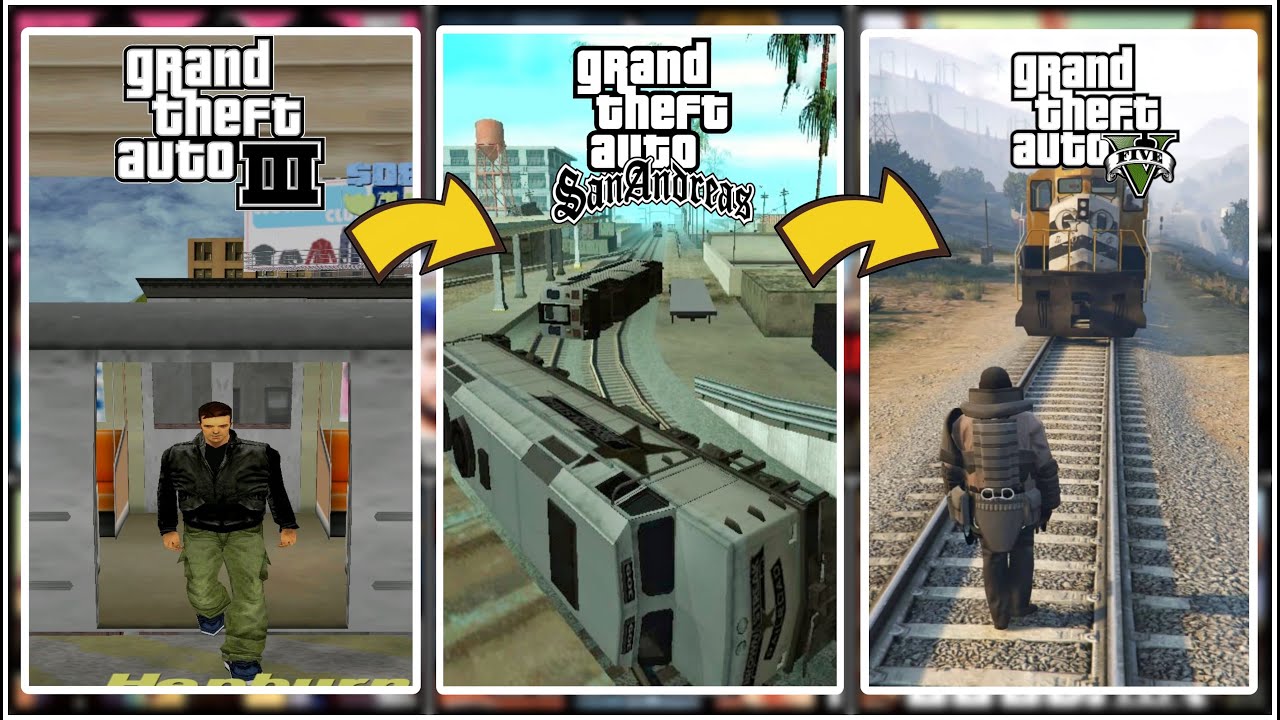 Evolution of TRAIN LOGIC in GTA games - YouTube