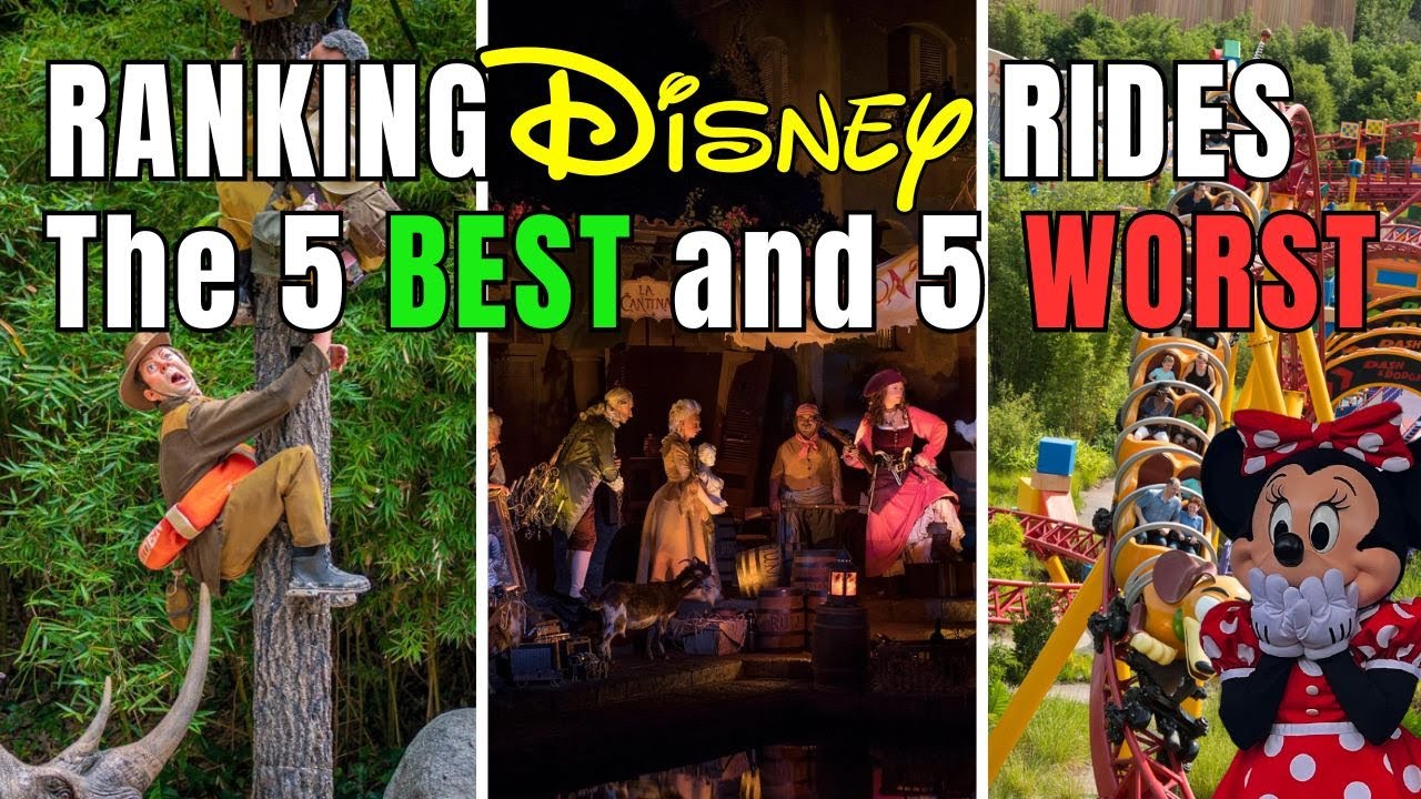 Ranking Disney Rides the 5 Best and 5 Worst - YouTube